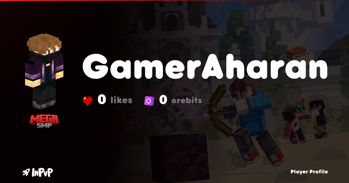 GamerAharan – MegaSMP Profile | MegaSMP